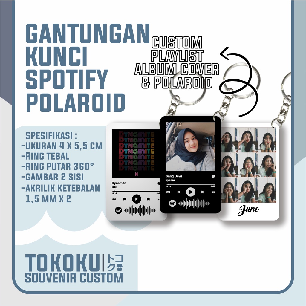 Móc Khóa Tùy Chỉnh SPOTIFY / GANCI / Móc Khóa | Shopee Việt Nam