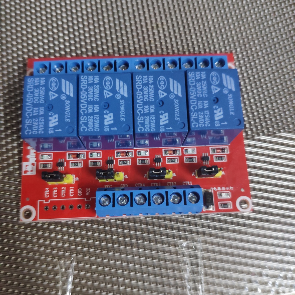 MODULE RELAY 4 KÊNH 5V-220V/10A | Shopee Việt Nam