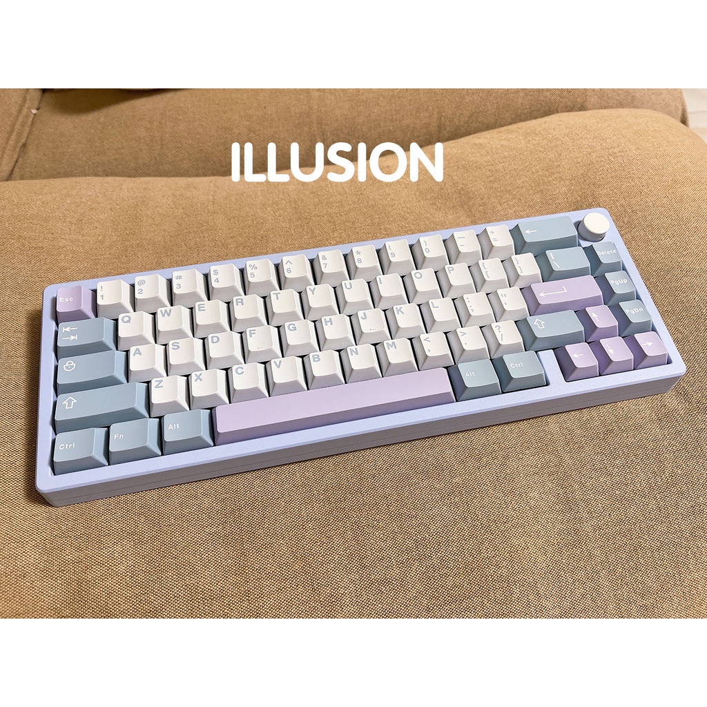 Illusion Cherry Profile DOUBLE SHOT ABS FONT for MX Switch Mechanical ...