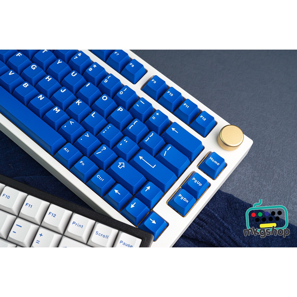 Keycap GMK Classic Blue Clone, Nhựa Doubleshot, Cherry Profile Màu Cực ...
