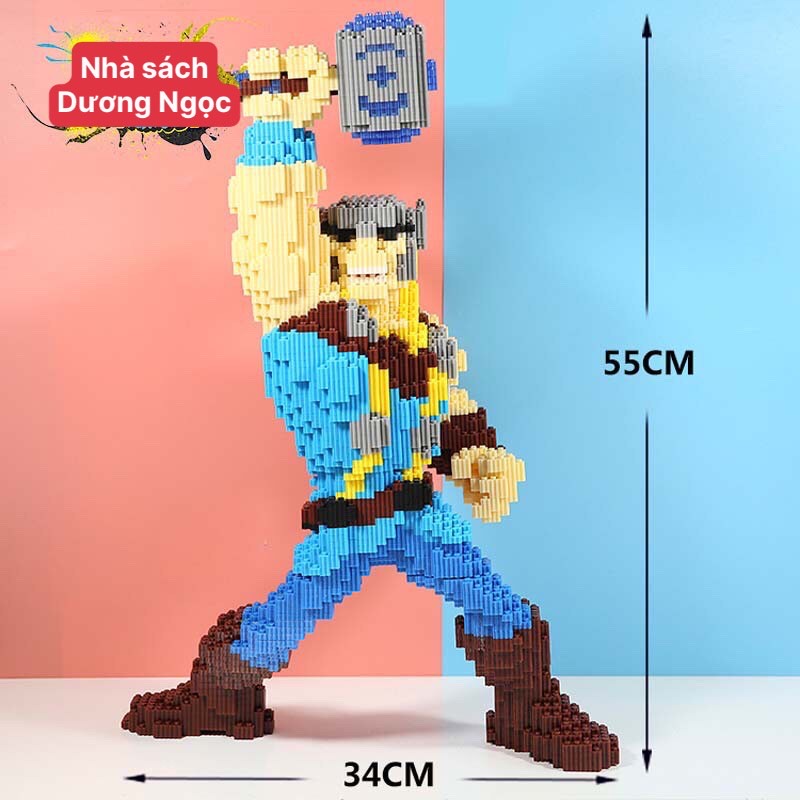 (size 55cm) Lego 3D Magic Block DUZ - Mô Hình Lego maver iron man ...