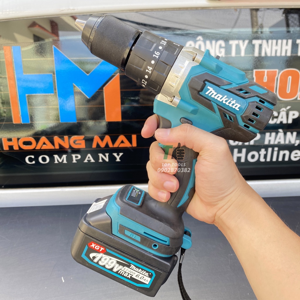 Mua Máy khoan pin không chổi than, Máy khoan pin Makita, Pin 199v ...