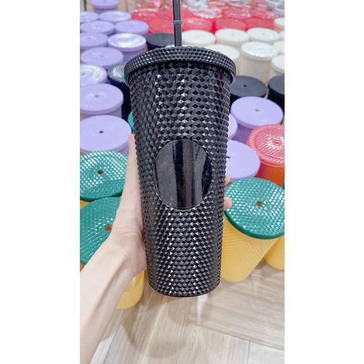 Ly Starbuck 710ml 2 Lớp Kèm Ống Hút Siêu Xinh Nhiều Màu - OrderChinaTanGoc - MixASale