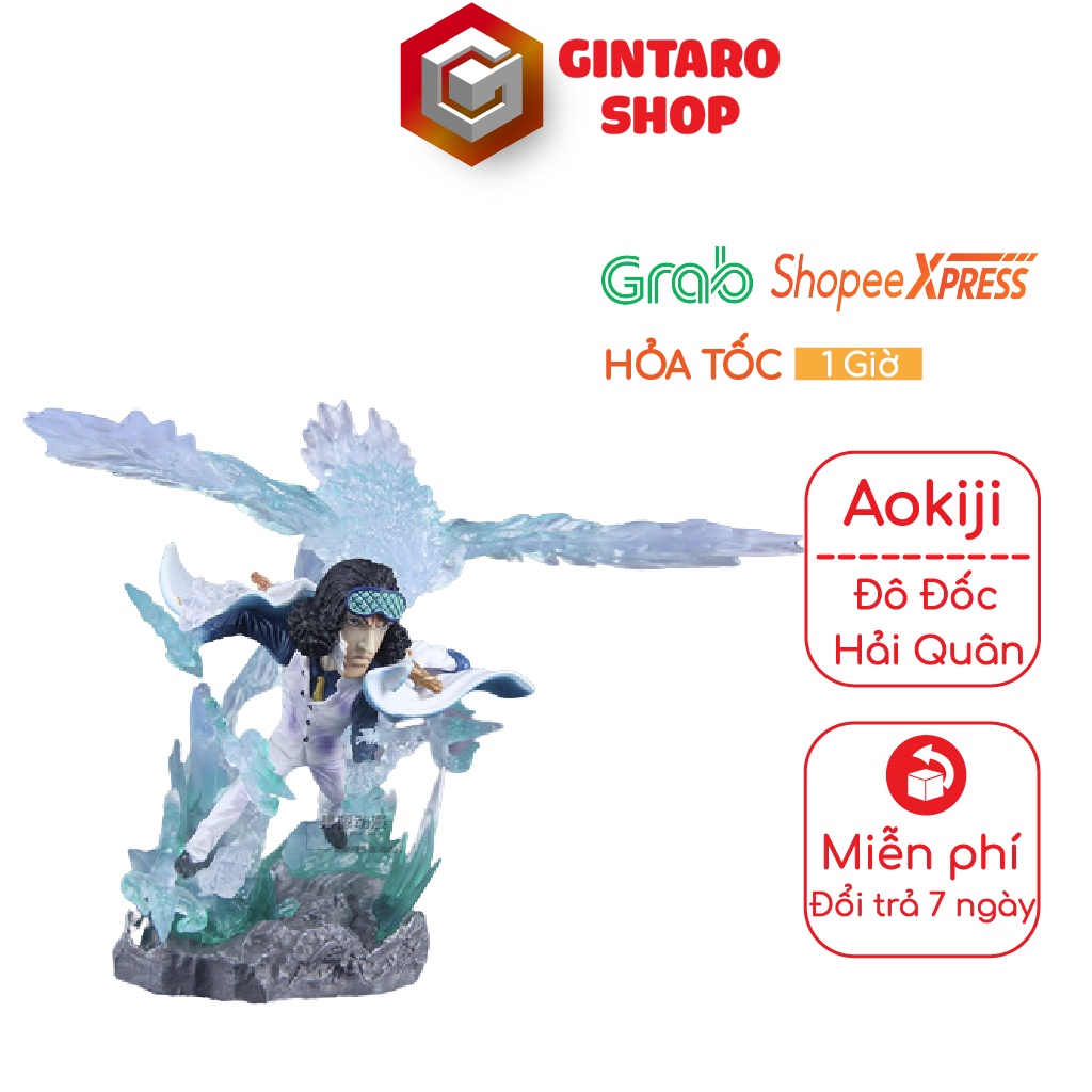 Mô hình One Piece Aokiji đô đốc hải quân cực kỳ chi tiết và ngầu, Mô ...
