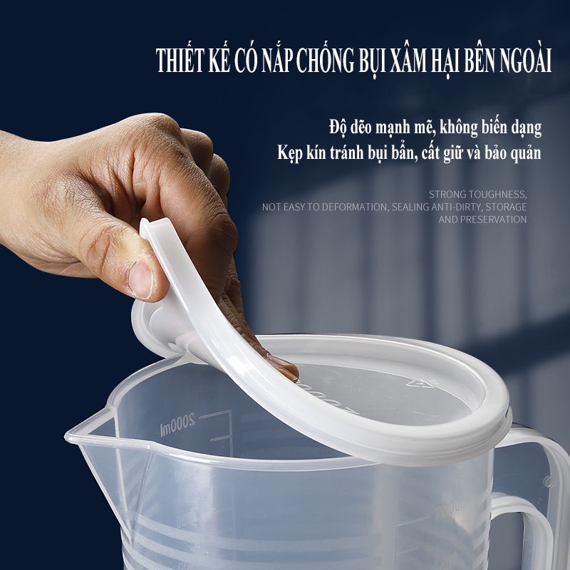 Mua Cốc Đong Nhựa, Ca Đong Nhựa Định Lượng Có Nắp Đậy Pha Chế Bằng Nhựa ...