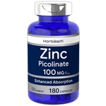 Horbaach Zinc Picolinate 100mg viên uống bổ sung kẽm 180 viên | Shopee ...