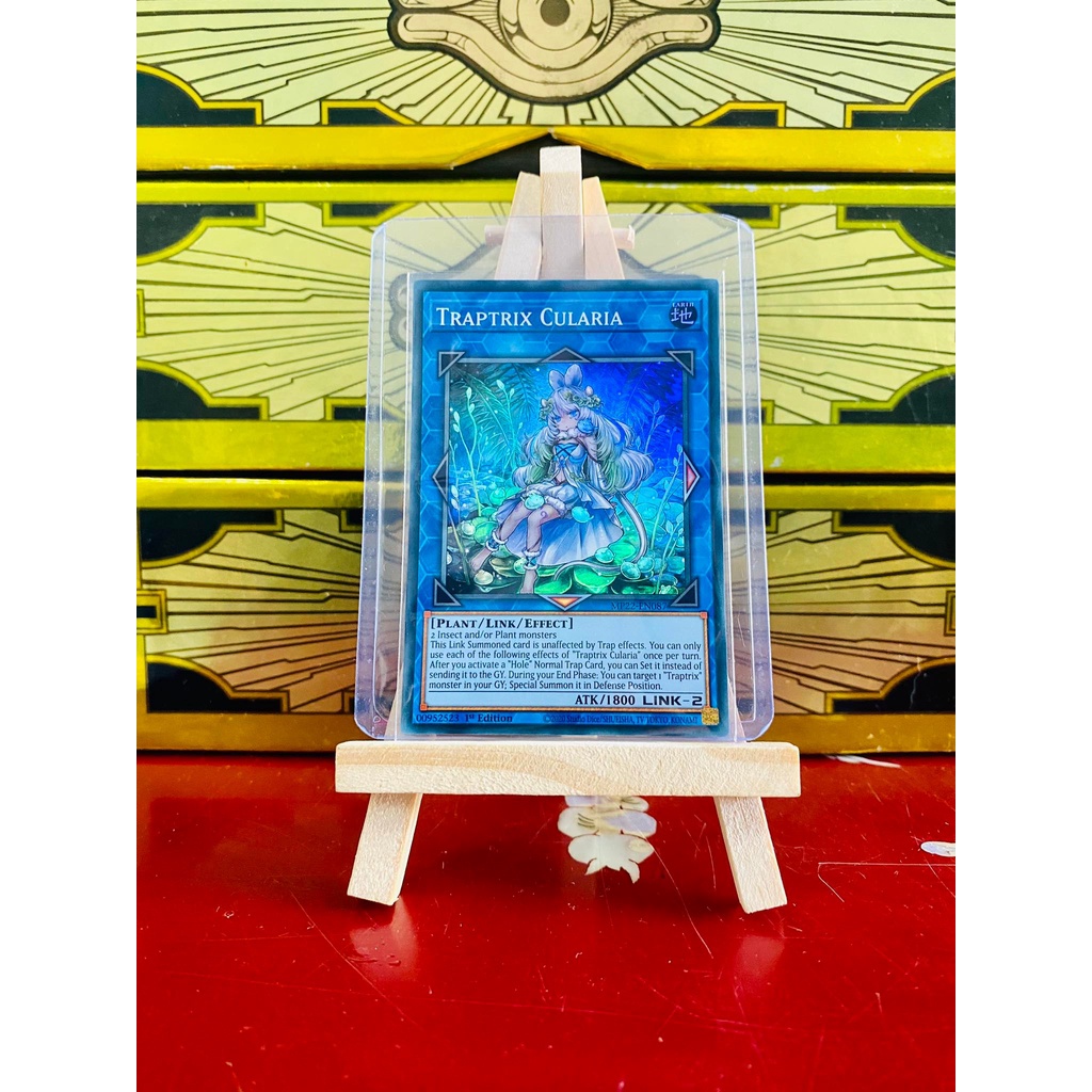 Lá bài thẻ bài Yugioh Traptrix Cularia - super Rare - Tặng bọc bài nhựa ...