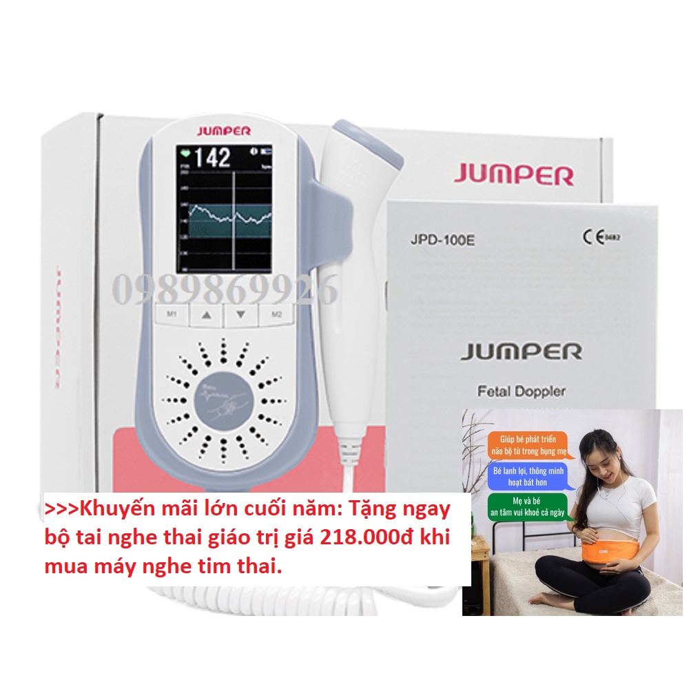Máy nghe tim thai Máy đo tim thai tại nhà Fetal Doppler JPD-100E bảo ...