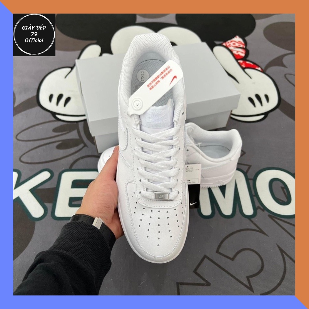 Mua Giày _Nike Air Force 1 Nam Nữ, giày AF1 trắng đế cao su Ari bản cao ...