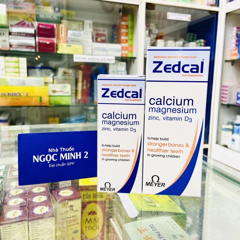 [Chính Hãng] Zedcal hỗn dịch uống bổ sung calci,magnesi, kẽm, vitamin ...