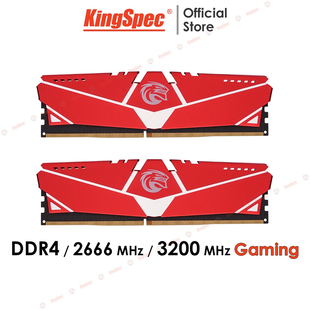 RAM KingSpec 8GB 16GB DDR4 Gaming tản nhiệt cho PC D4M - Hàng Chính ...