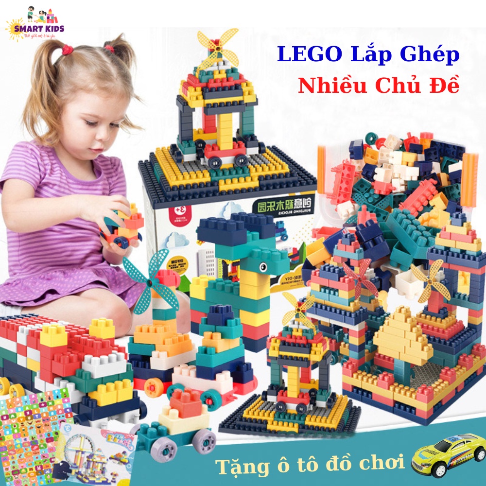 NHẬP KHẨU Bộ đồ chơi trẻ em đồ chơi lego xếp hình 520 chi tiết - Nhựa ...