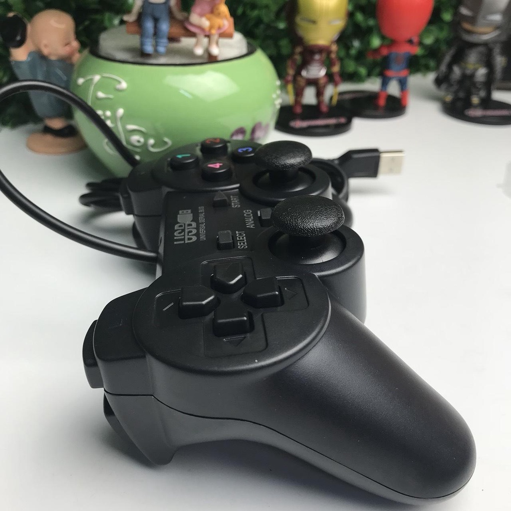 Mua Tay cầm chơi game cho PC/Laptop cổng USB đen (có cần gạt Analog và ...