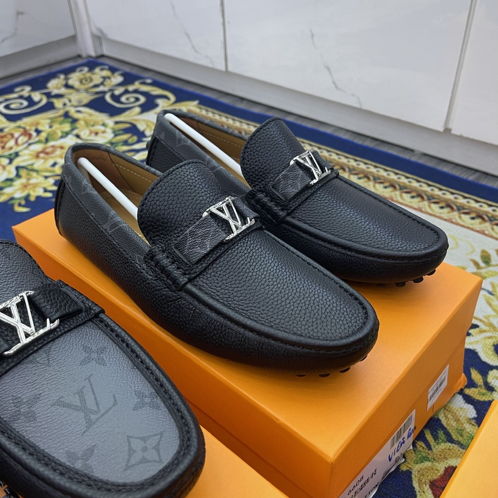 Mua Giày moca LLVV da trâu phối viền hoa vân tag bạc LA 1-1 on web ...