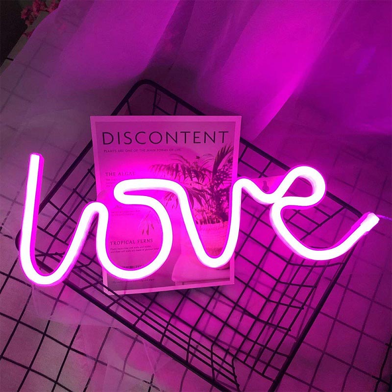Mua Đèn LED Neon Hình Trái Tim Chạy Bằng Pin Cổng USB Dùng Trong Nhà ...