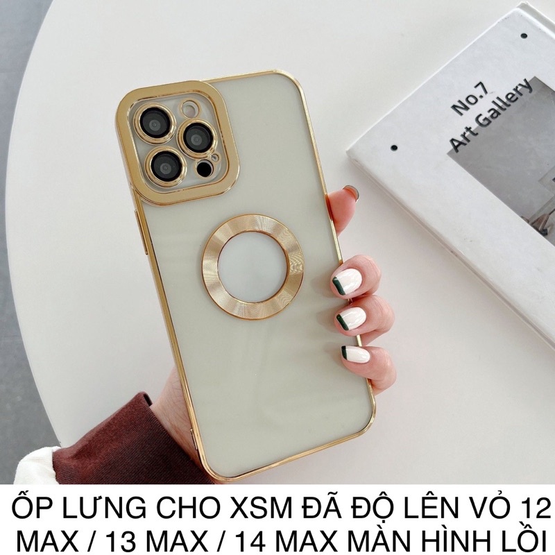 ốp lưng cho máy XSM độ vỏ 11121314 PRO MAX màn lồi - MixASale