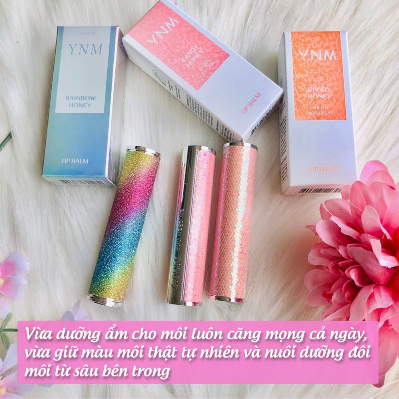 Mua Son Dưỡng Mềm Môi Mờ Thâm Đổi Màu YNM Rainbow Honey Lip Balm giá rẻ ...