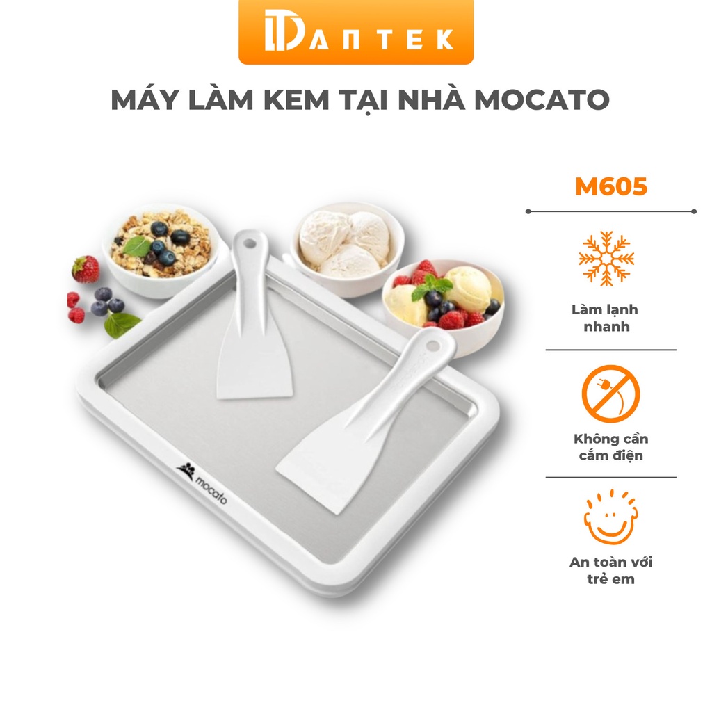Mua Máy Làm Kem Cuộn Mini Mocato M605 Làm Kem Cuộn Thái Lan Tại Nhà ...