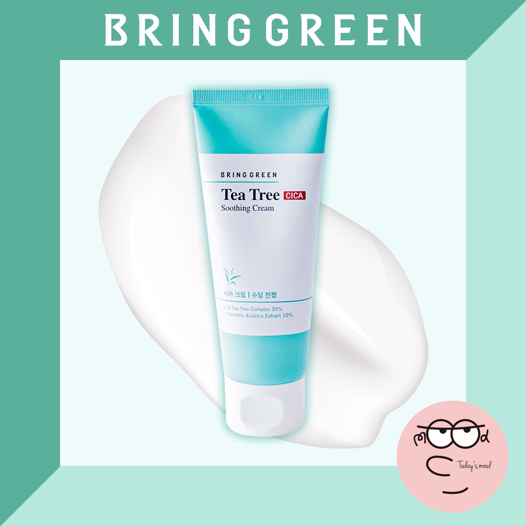 [BRING GREEN] Tea Tree Cica Soothing Cream 100ml | Kem Dưỡng Da CIca ...