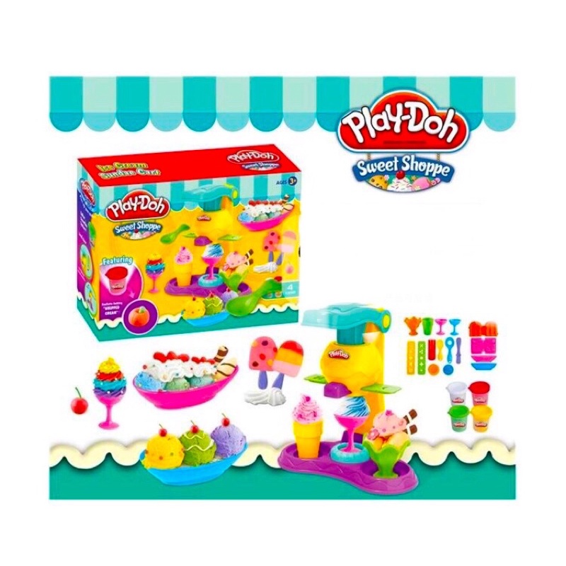 Mua Bộ Đồ Chơi Đất Sét Play-Doh 36 Chi Tiết Chủ Đề Máy Làm Kem - Ice ...