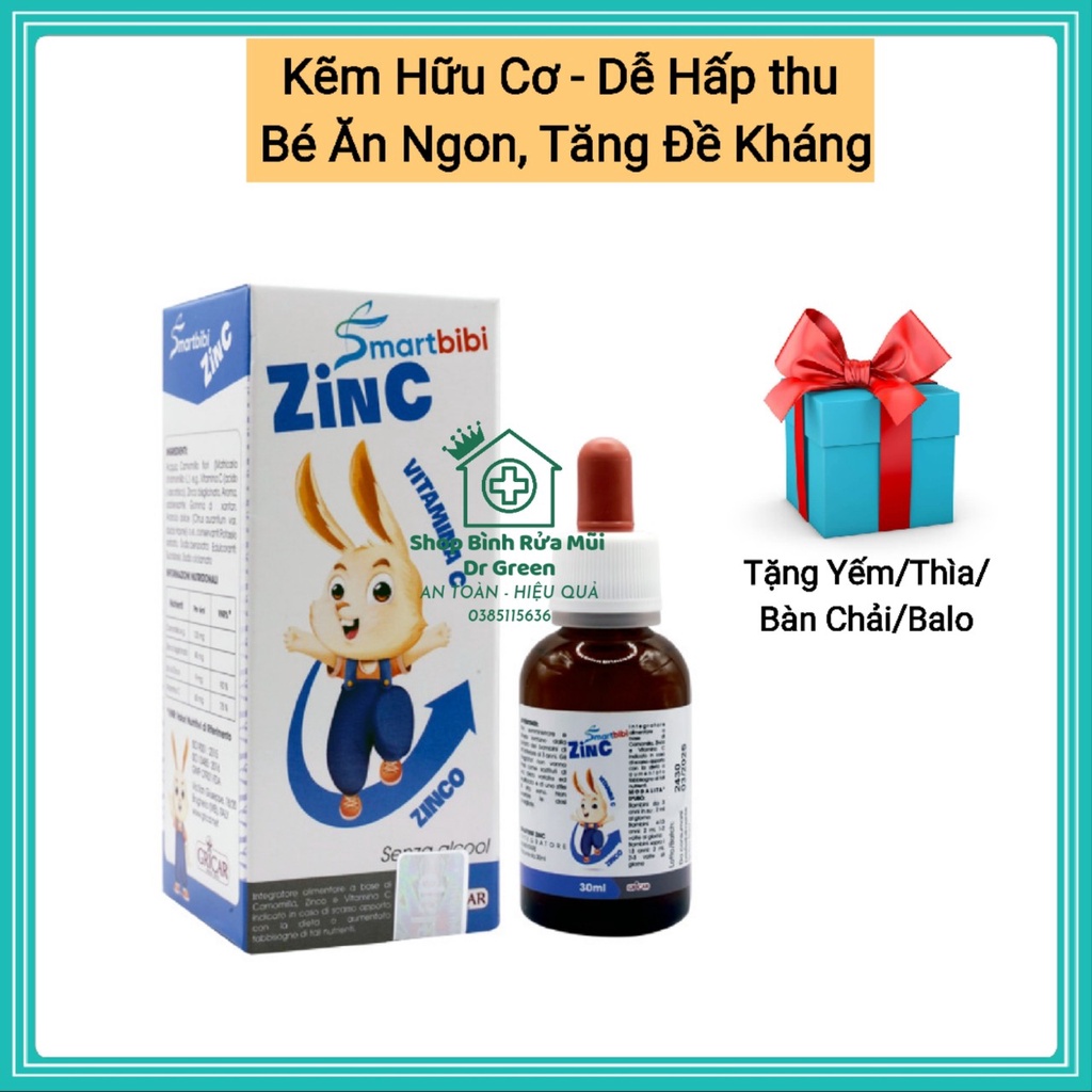 Siro Zinc - Bổ Sung Kẽm Gluconat Và Vitamin C Giúp Tăng Cường Sức Đề ...
