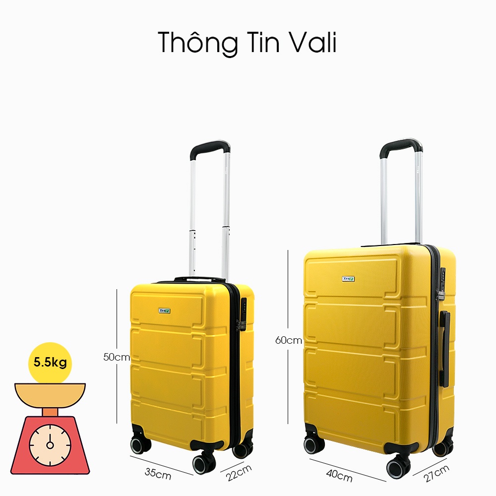 Mua Vali nhựa kéo cao cấp TRIP P806 size 20inch, vali xách tay lên máy ...