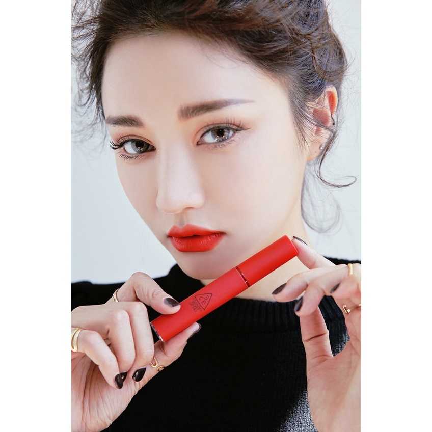 SON 3CE VELVET LIP TINT #CHILDLIKE (ĐỎ CAM) | Shopee Việt Nam