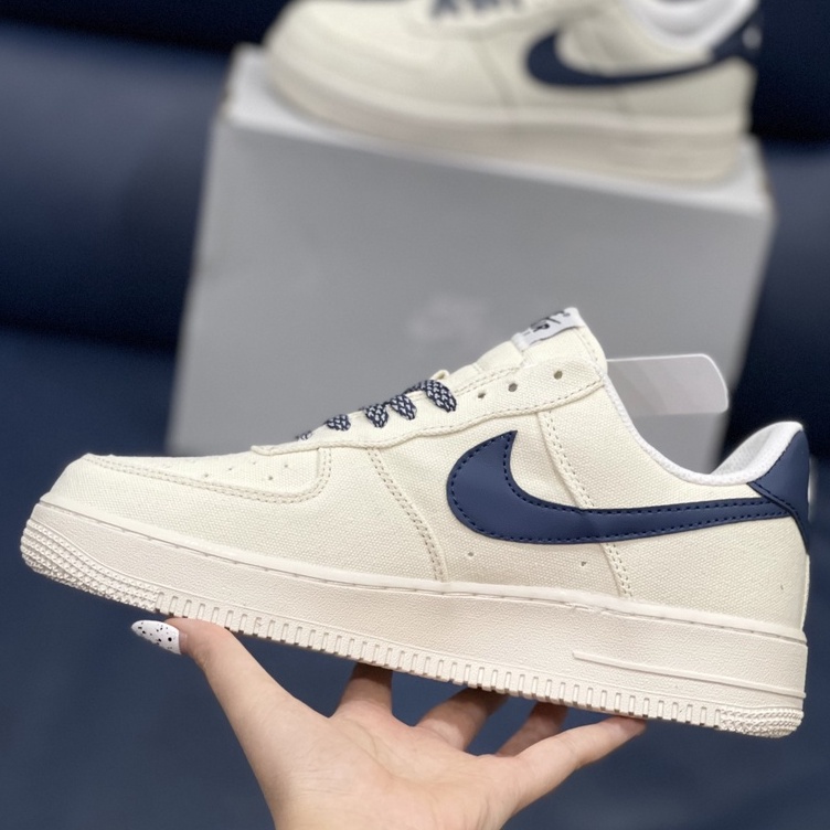 Mua giày_nike af1 canvas navy, giày_nike air force 1 chất liệu vãi ...