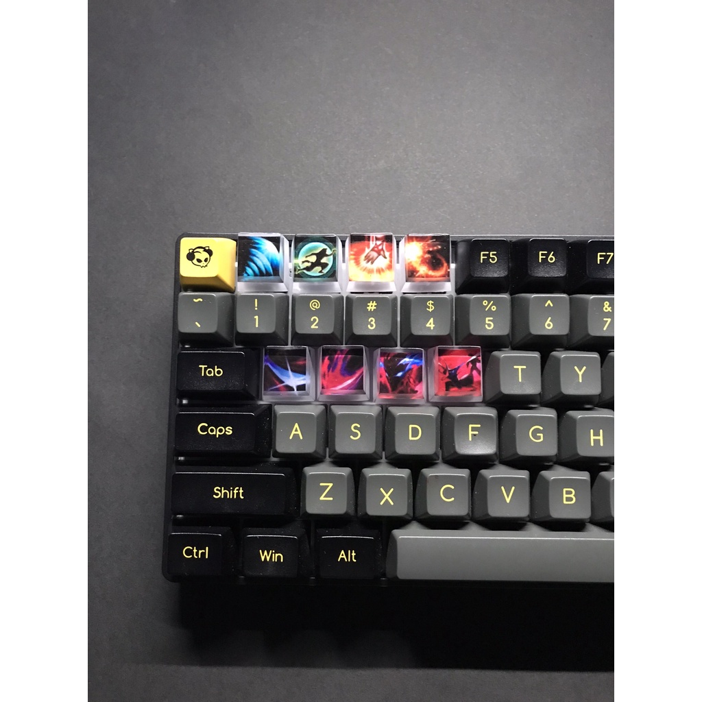Mua Bộ 4 Keycap LMHT.LOL.Yone nhựa Epoxy Oem profile cho bàn phím cơ ...