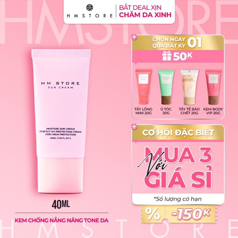 KEM CHỐNG NẮNG HM STORE | Shopee Việt Nam