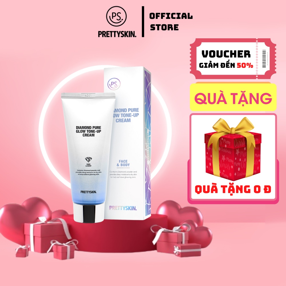Mua Kem Dưỡng Trắng Da Kim Cương PRETTY SKIN Diamond Pure Glow Tone-Up ...