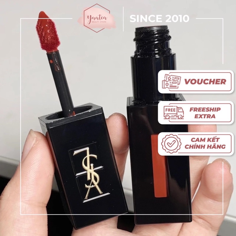 [NEW] SON KEM YSL CREAMY STAIN VINYL - 416 | Shopee Việt Nam