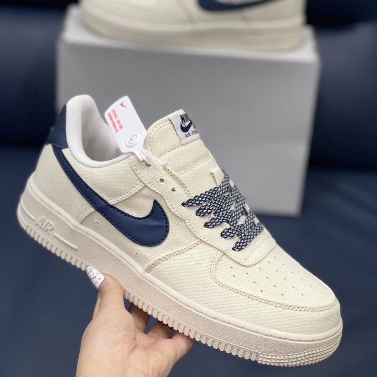 Mua giày_nike af1 canvas navy, giày_nike air force 1 chất liệu vãi ...