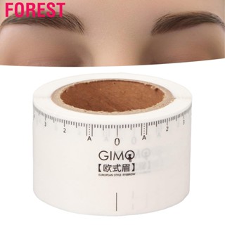 Forest 50pcs Eyebrow Stencils Ruler Adhesive Disposable Transparent ...