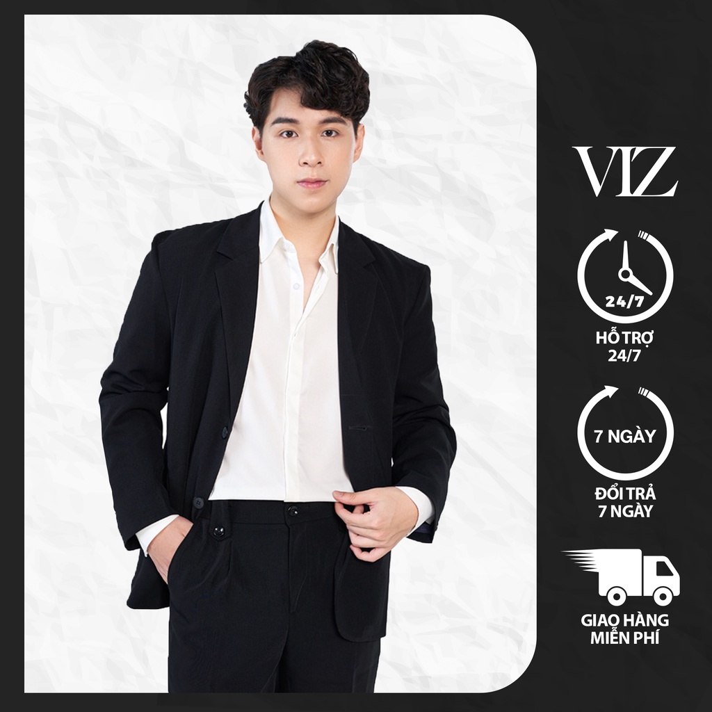 Mua Áo Khoác Blazer Nam Nữ VIZ Official Form Rộng, Áo Vest Nam Blazer ...