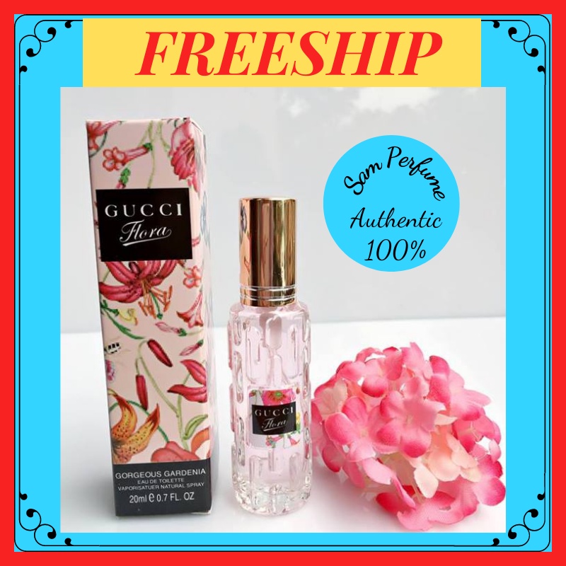 Mua Nước hoa nữ Gucci hoa Guci Flora chai mini 20ml vòi xịt mẫu 4d nhỏ ...