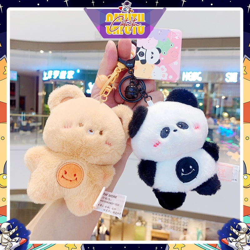 Mua Móc Khóa Gấu Bông Thú Dễ Thương Móc Khóa Xe Máy Cute Con Gấu Thỏ ...