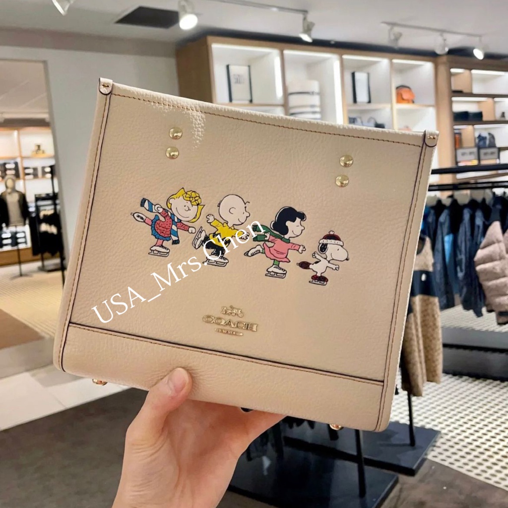 Mua Túi máy ảnh COACH Snoopy Đồng thương hiệu Phiên bản giới hạn Túi ...