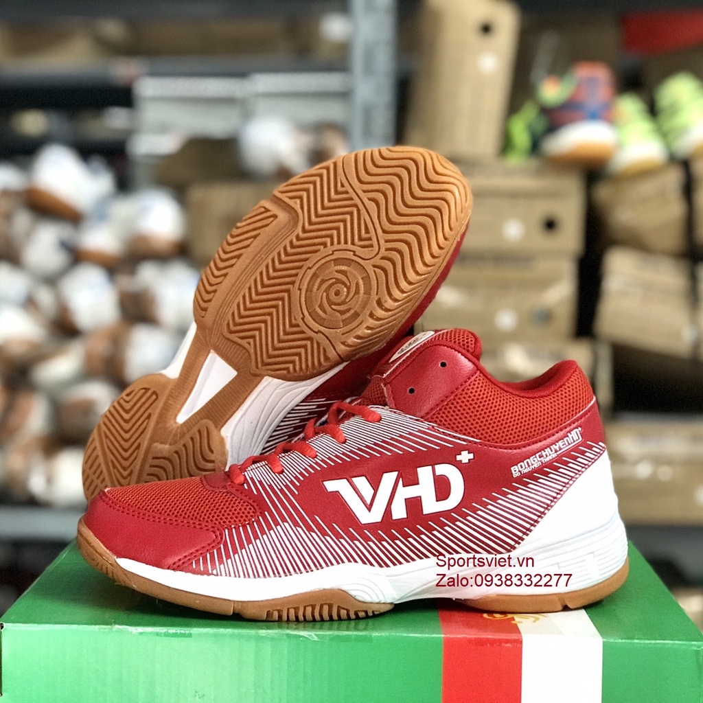 Mua Giày đánh bóng chuyền nam cày sân bê tông VHD- XP màu xanh đen, đỏ ...