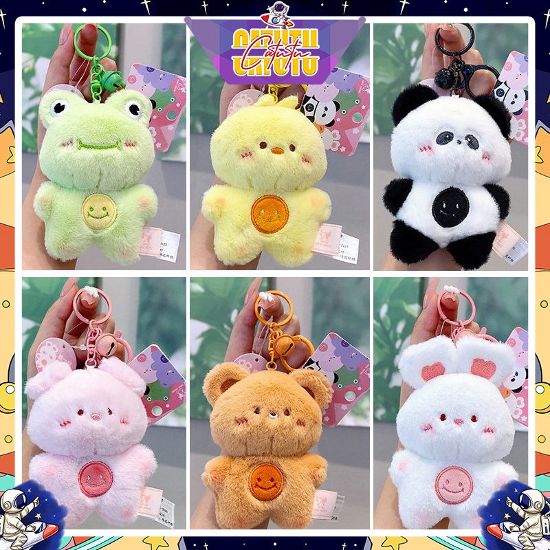 Mua Móc Khóa Gấu Bông Thú Dễ Thương Móc Khóa Xe Máy Cute Con Gấu Thỏ ...