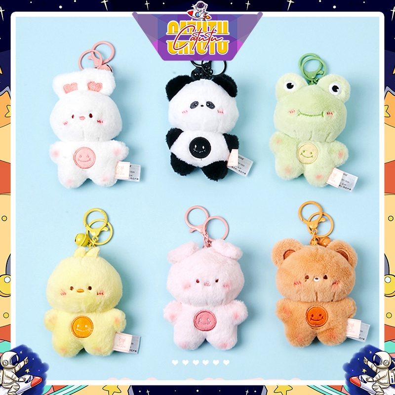 Mua Móc Khóa Gấu Bông Thú Dễ Thương Móc Khóa Xe Máy Cute Con Gấu Thỏ ...