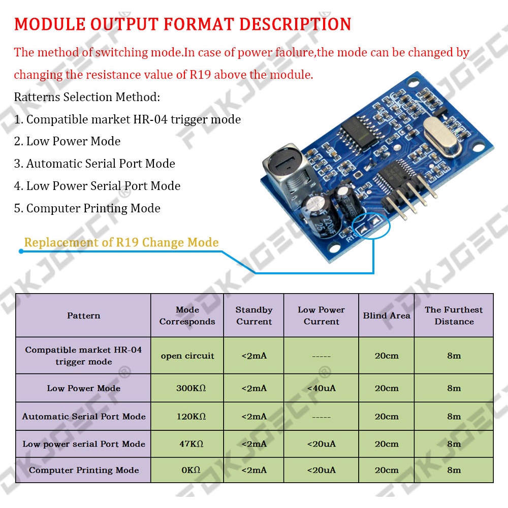 Mô Đun Cảm Biến Siêu Âm JSN-SR04T / AJ-SR04M Chống Thấm Nước Cho ...
