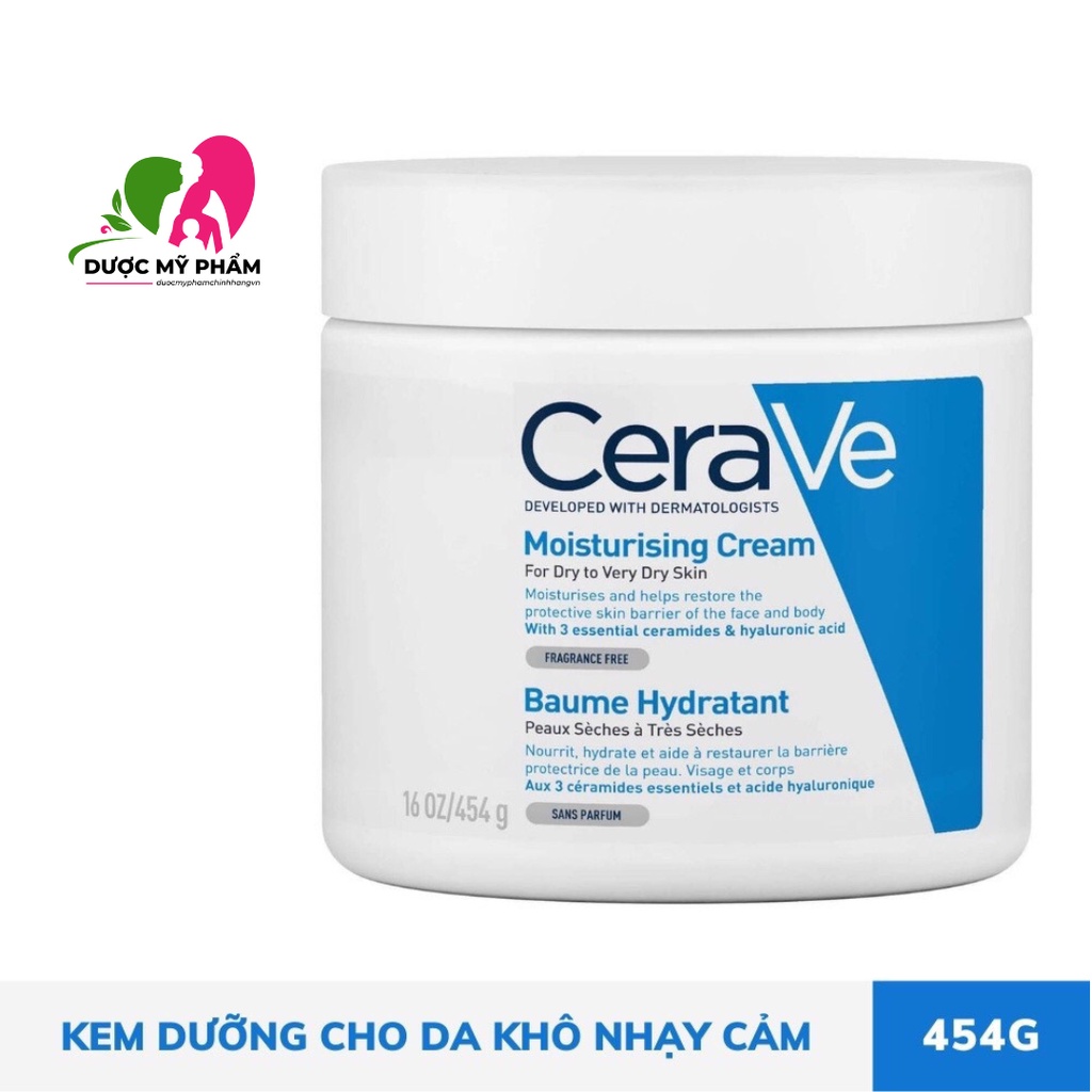Kem Cerave Baume Hydratant Moisturising Cream Pháp dưỡng ẩm da rất khô ...