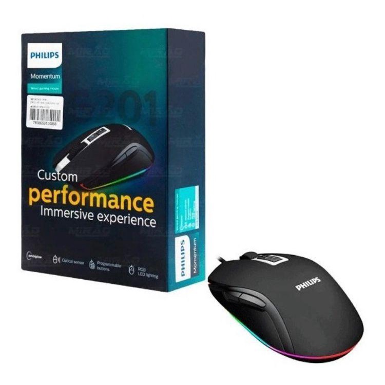 Chuột Gaming Philips SPK9201BL CHÍNH HÃNG, Led RGB Đảo Màu Tự Động ...