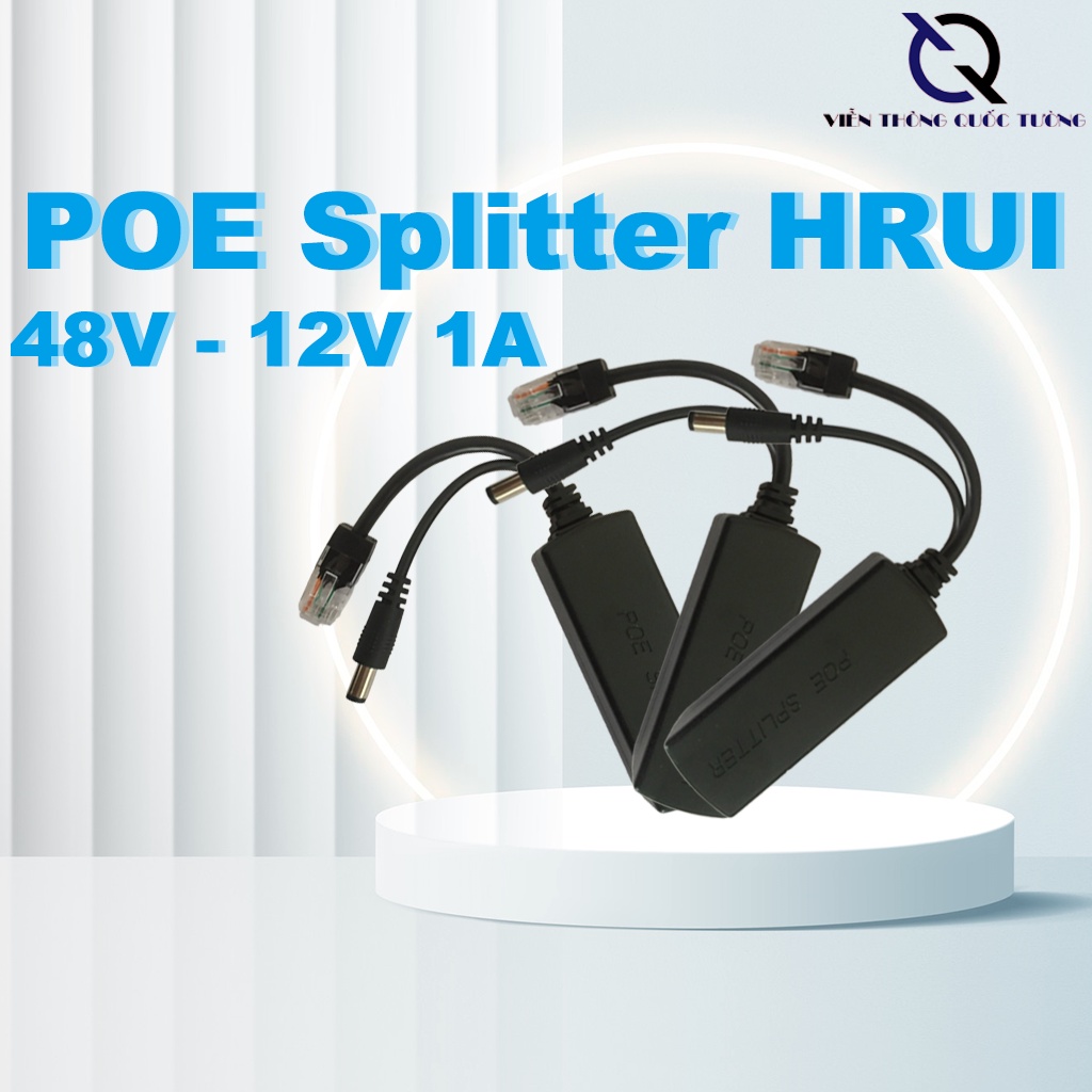 POE Spliter Hrui Tách Nguồn POE Sang 12v Cho Camera IP | Shopee Việt Nam