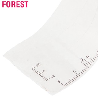 Forest 50pcs Eyebrow Stencils Ruler Adhesive Disposable Transparent ...