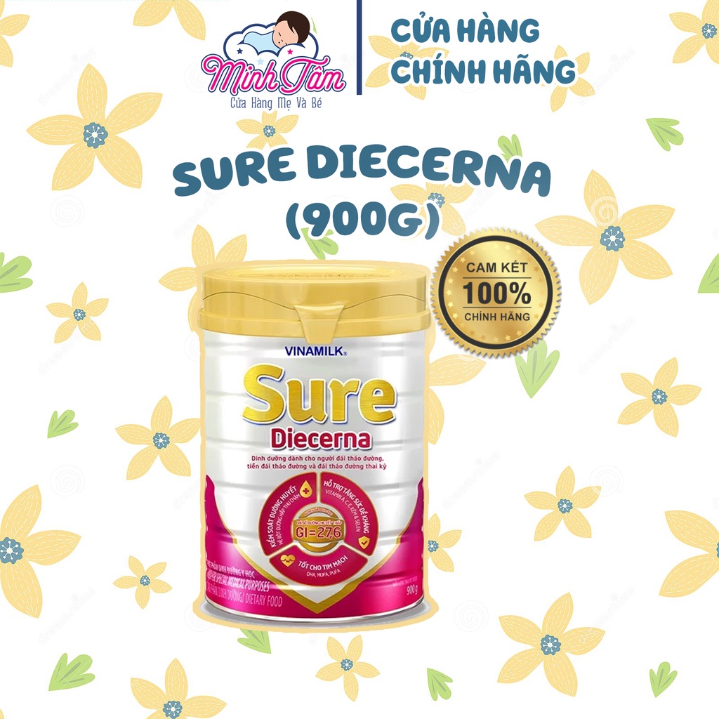 Sữa bột Vinamilk Sure Diecerna mẫu mới (900g) | Shopee Việt Nam