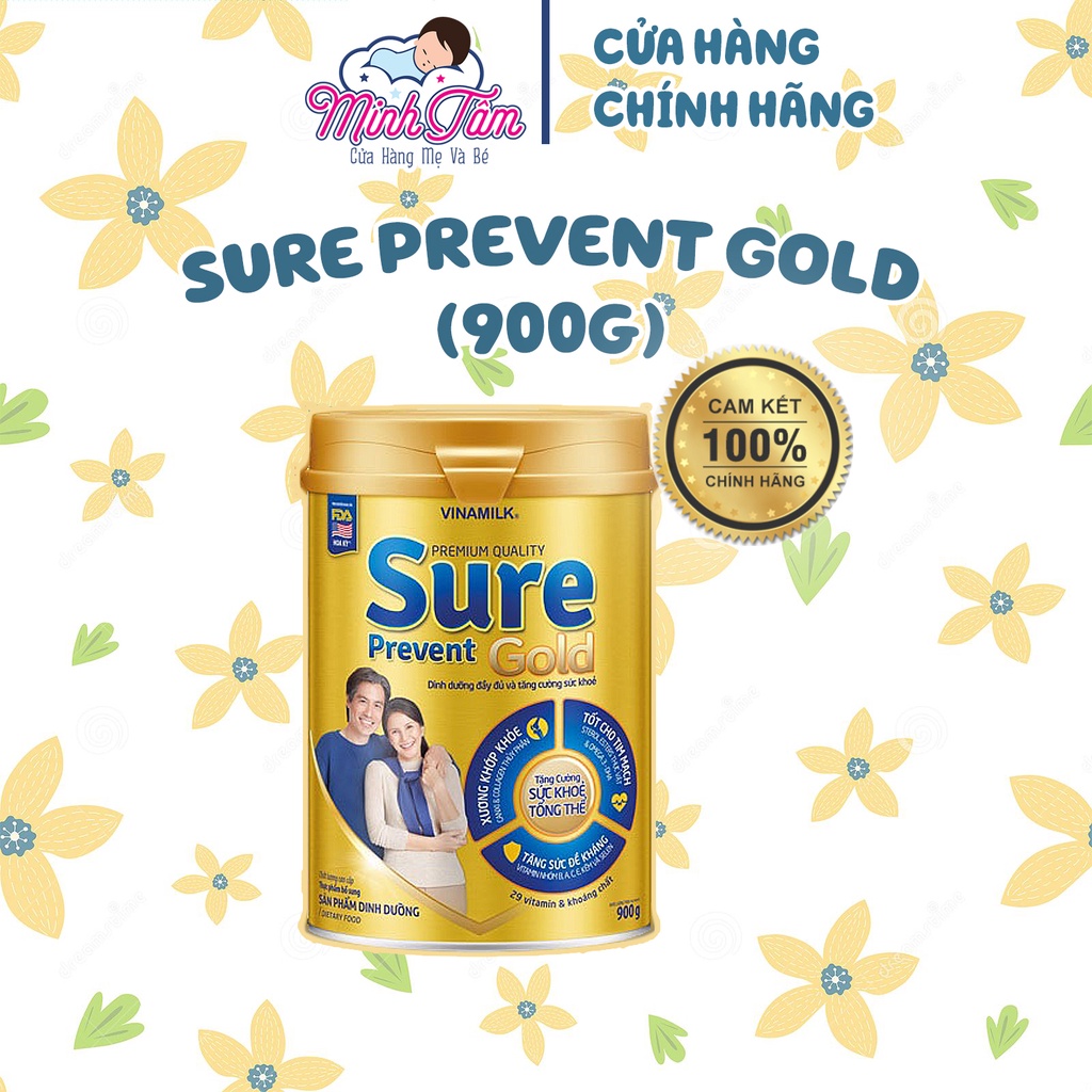 Sữa bột Vinamilk Sure Prevent Gold (900g) | Shopee Việt Nam