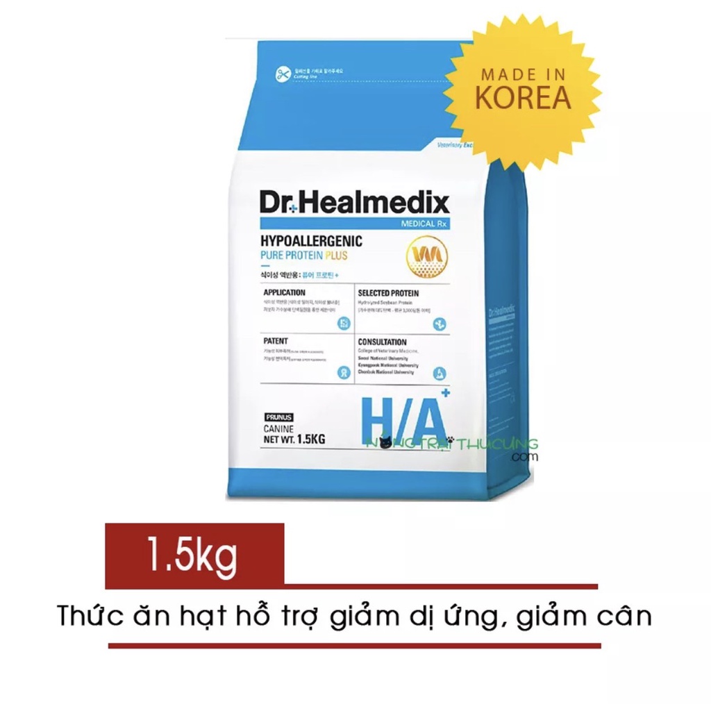 [HCM]Thức ăn hạt cho chó Dr.Healmedix Pure Protein Plus | Shopee Việt Nam