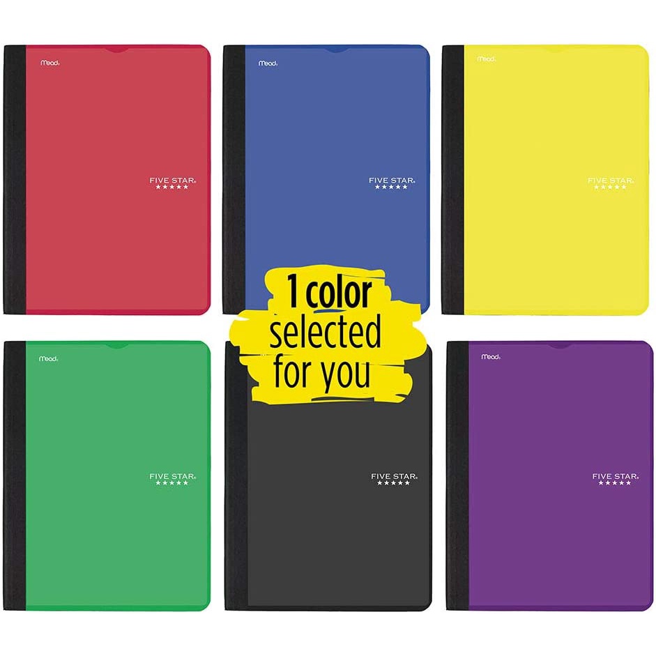 Five Star Interactive Notetaking Composition Book, 1 Subject, College ...